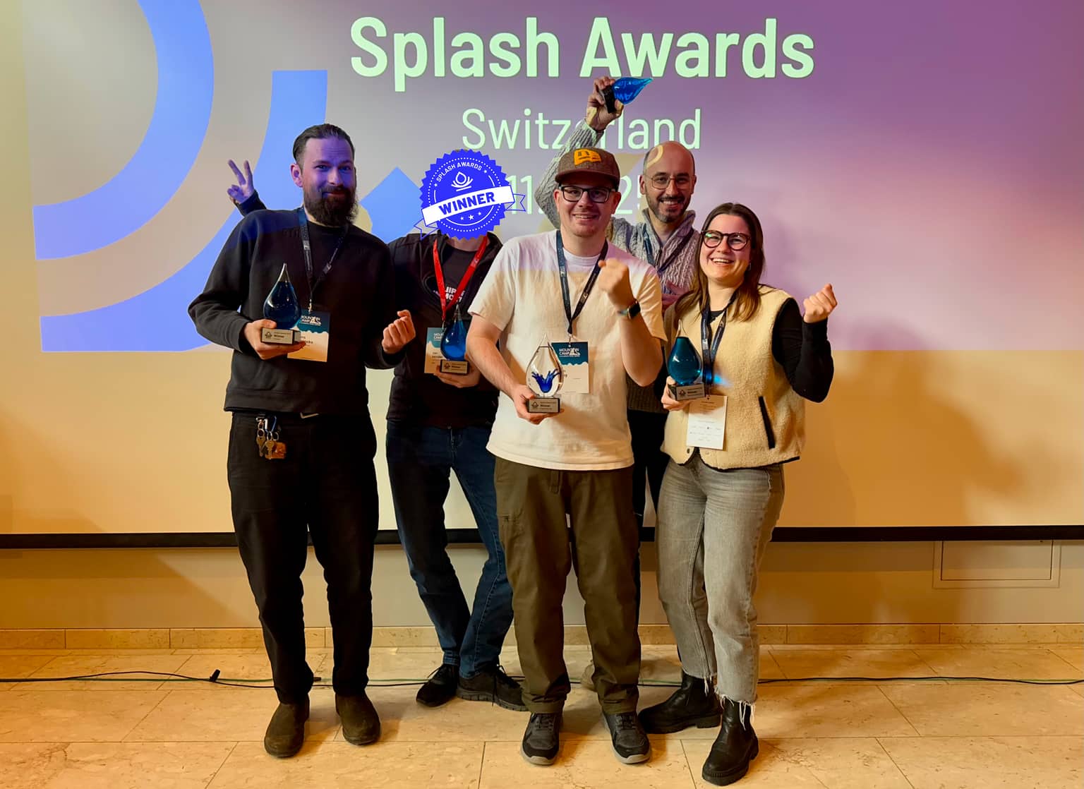 Liip Shines at the 2025 Splash Awards Switzerland · Blog · Liip