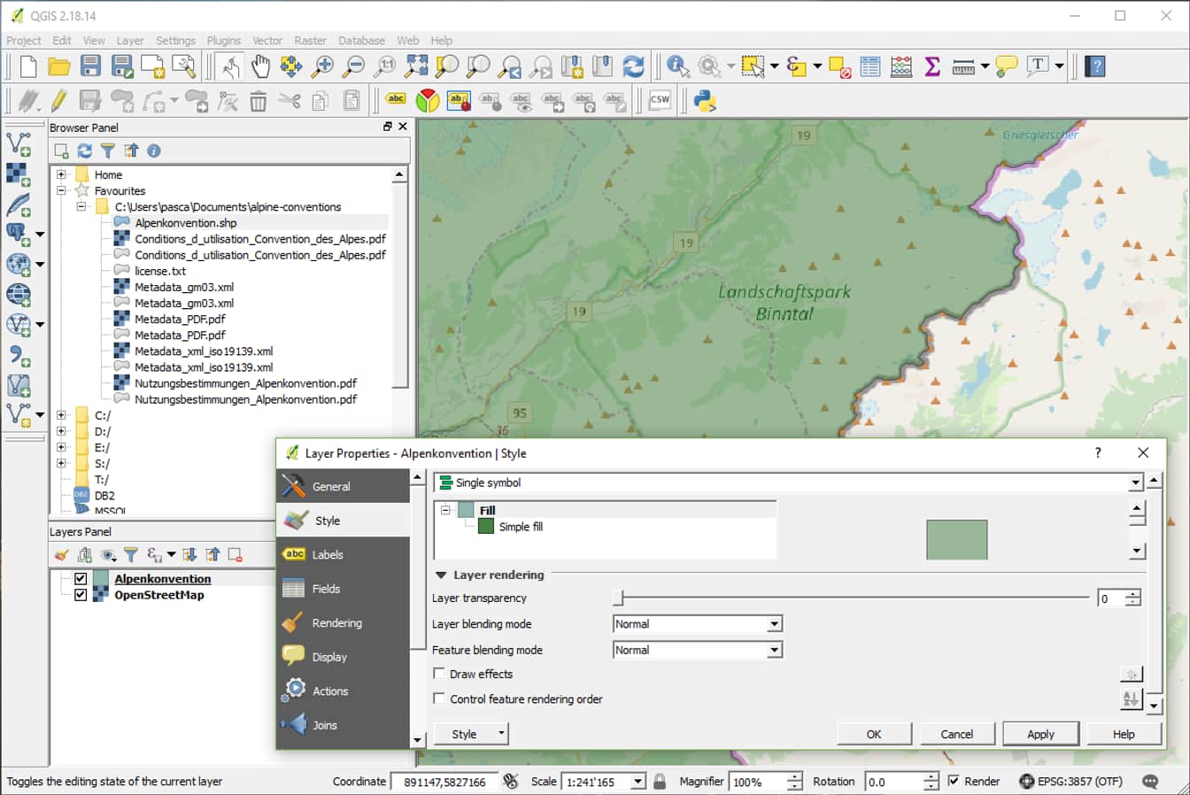 Shapefiles - Of avalanches and ibexes · Blog · Liip