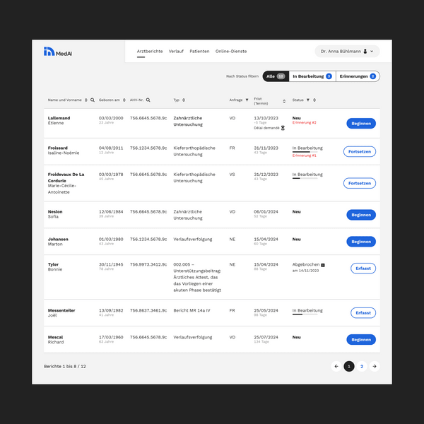 MedAI · Projects · Liip